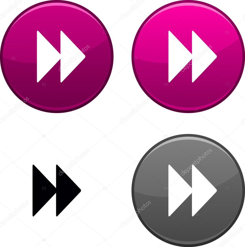 Forward button. — Stock Vector © Maxborovkov #5430603 Forward button. — Stock Vector © Maxborovkov #5430603