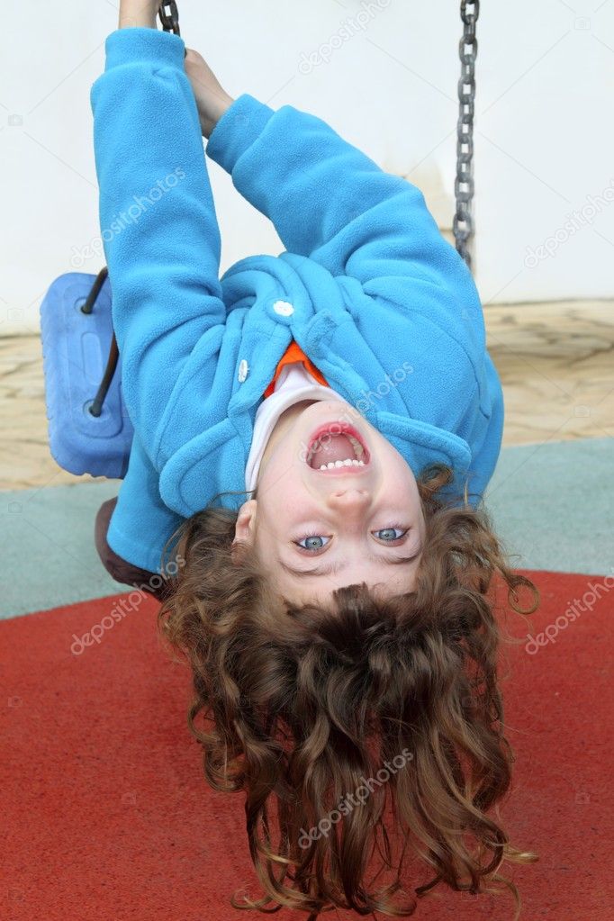 Little Girl Upside Down at Randall Maupin blog