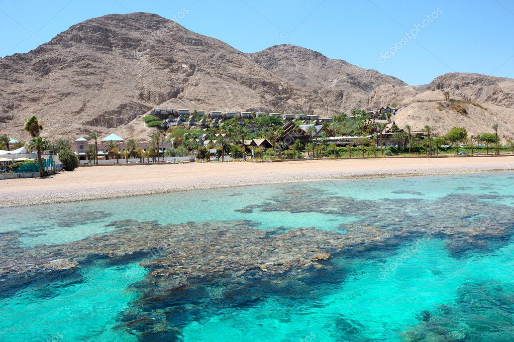 Red sea coast and coral reef — Stock Photo © vblinov #5988911
