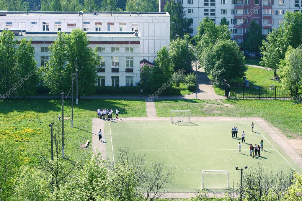 School stadium Stock Photo by ©uatp12 5796104