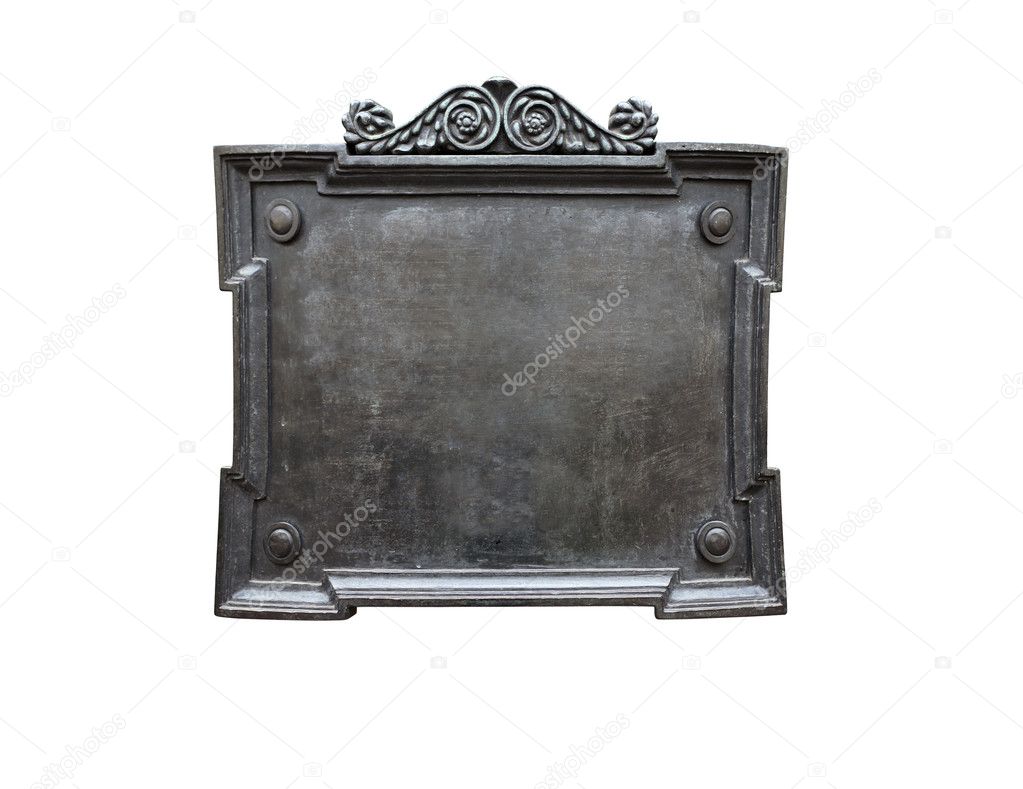 Old Metal Plaque — Stock Photo © kvkirillov #6040677
