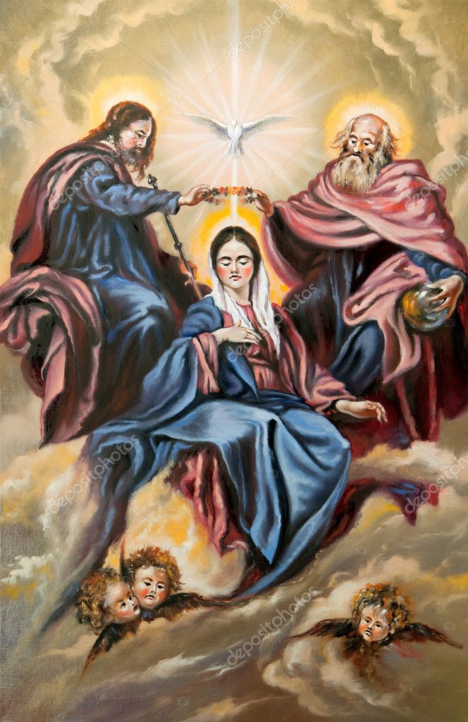 Sacred Trinity and the Mother of god Stock Photo by ©balaikin 6474717