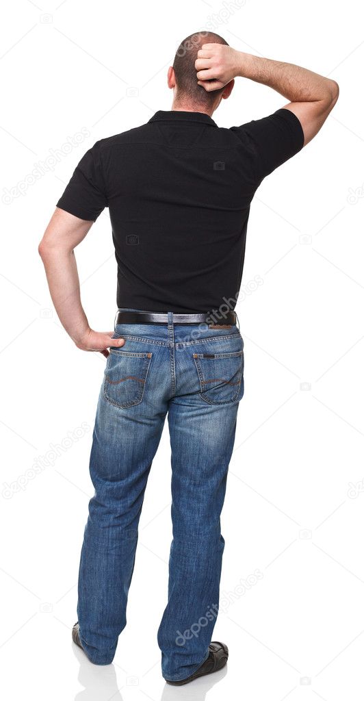 Man back view — Stock Photo © jukai5 #5494170