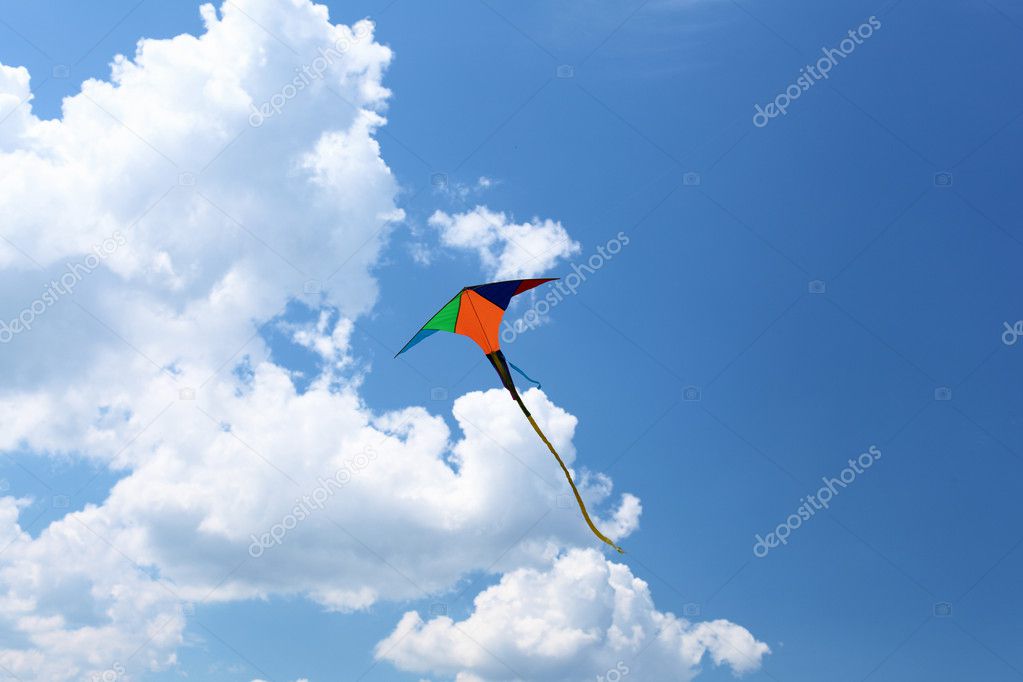 Wind kite in the sky — Stock Photo © SergeyNivens #5849050