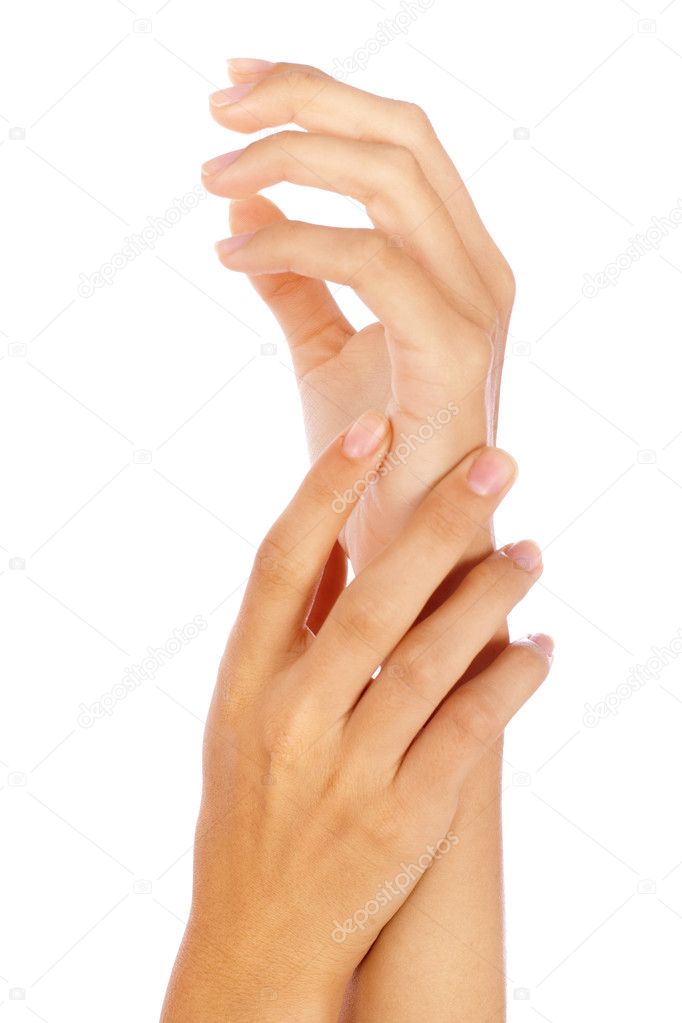 Beautiful female hands Stock Photo by ©get4net 6232591