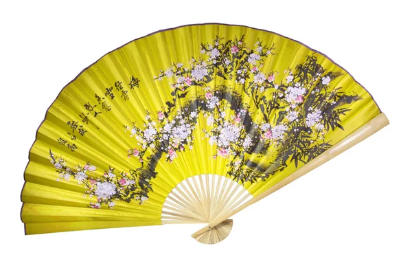 Violet Chinese fan. (isolated) Stock Photo by ©Aptyp_koK 1155112