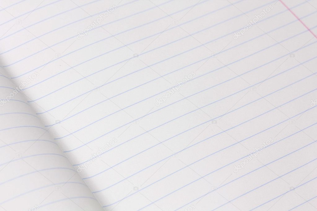 Notebook with lines — Stock Photo © nolan777 #6460587