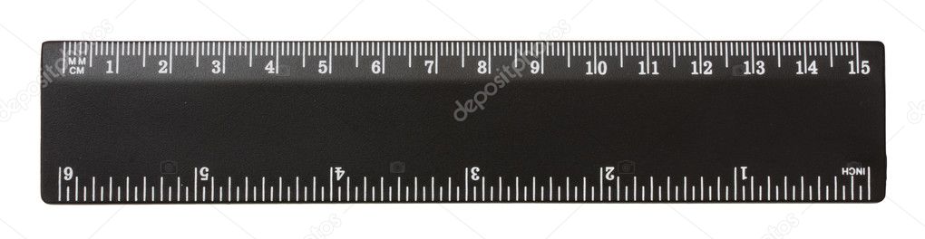 Black school ruler Stock Photo by ©avlntn 5742418