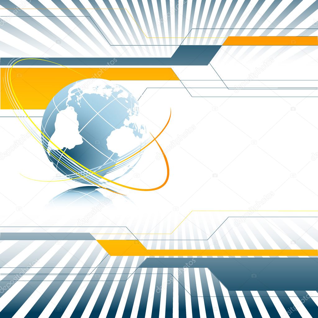 World technology backdrop — Stock Vector © marivlada #6436885