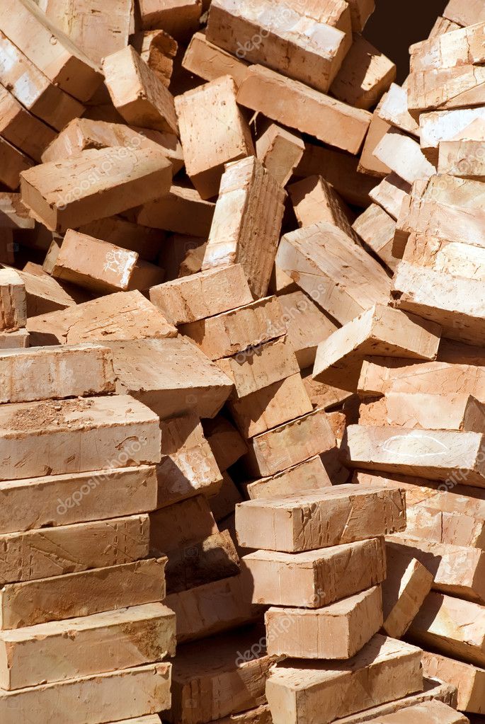 Red baked bricks — Stock Photo © bahtadz #5492211