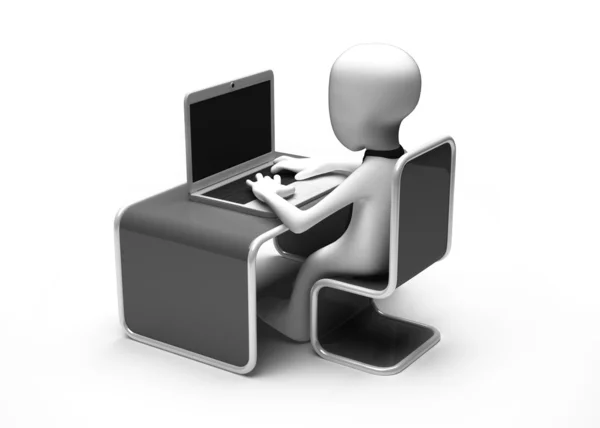 ᐈ 3d man computer stock photos, Royalty Free guy on computer images ...