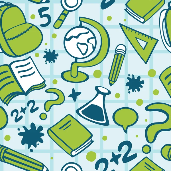 School seamless pattern ⬇ Vector Image by © redcollegiya | Vector Stock ...