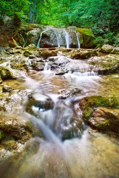 Natural Spring Waterfall — Stock Photo © Irochka #5120770