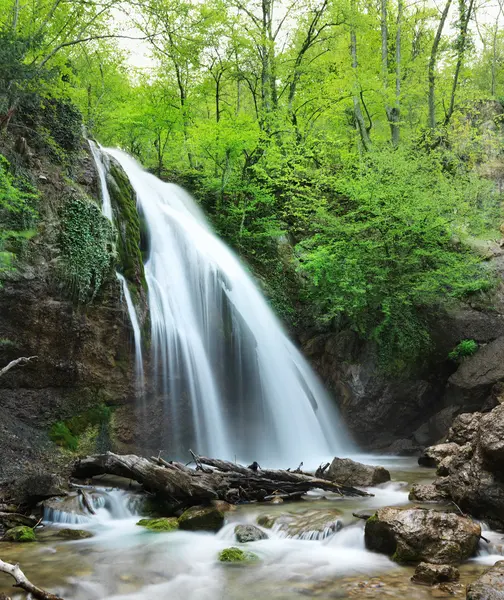 Natural Spring Waterfall — Stock Photo © Irochka #5120770