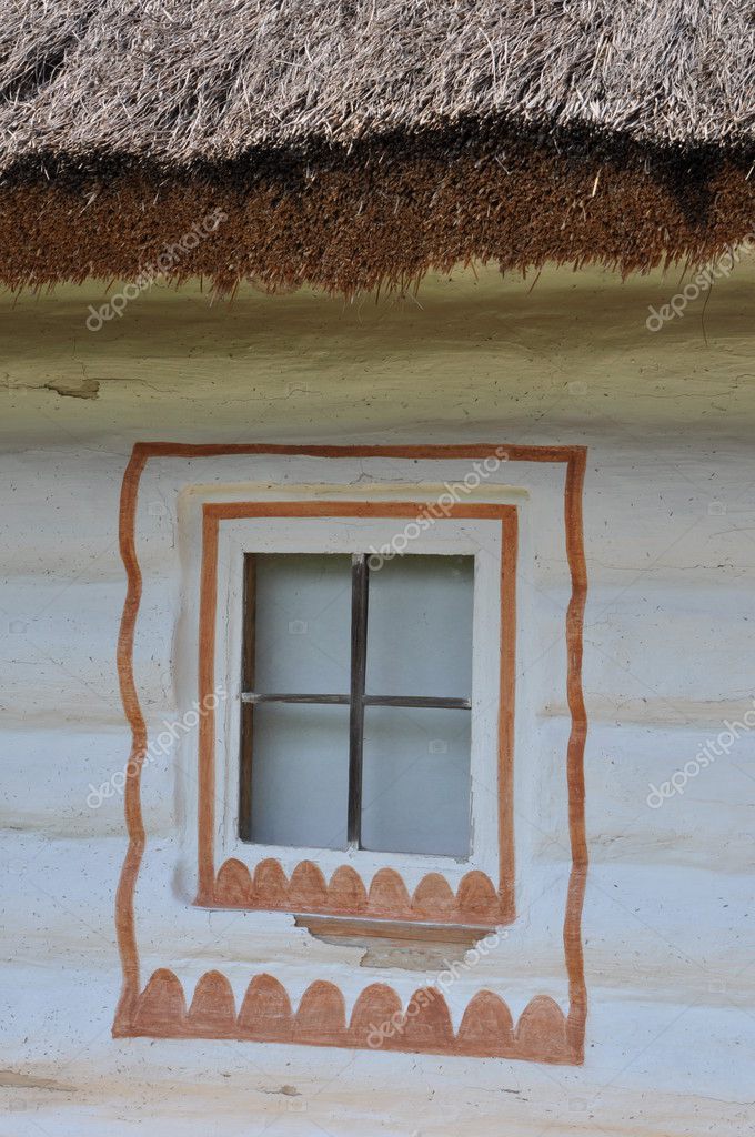 Ukrainian rural window Stock Photo by ©Yuriy_Vlasenko 5548144
