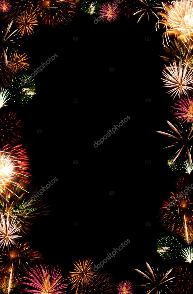 Fireworks frame Stock Photo by ©fajnokg 6739656