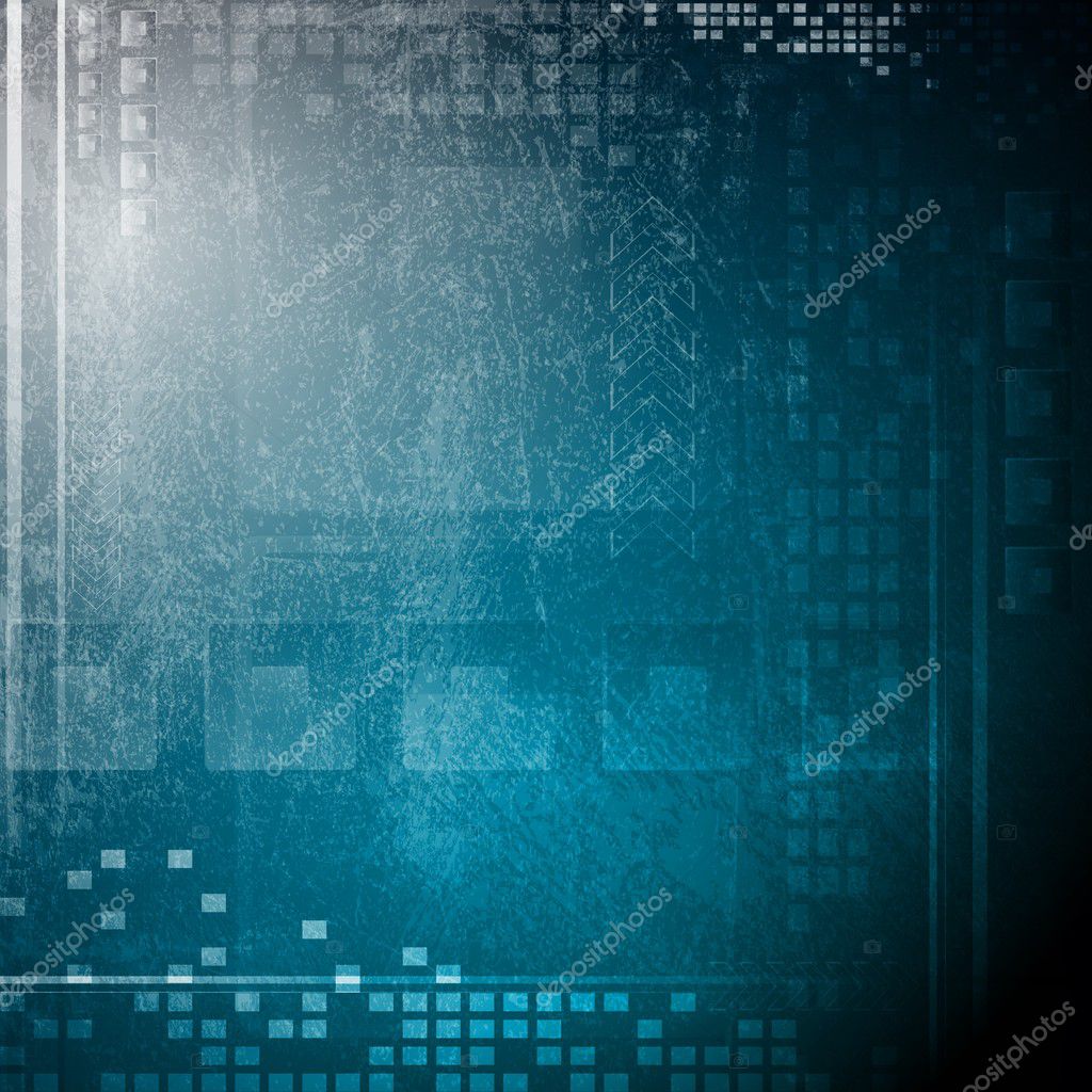Grunge hi-tech backdrop Stock Vector Image by ©saicle #6639925