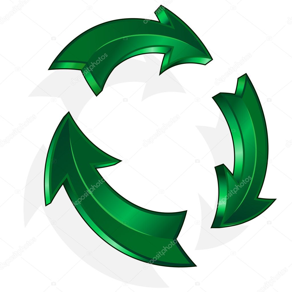 Vetor seta verde imagem vetorial de © Zybr78 #6657652