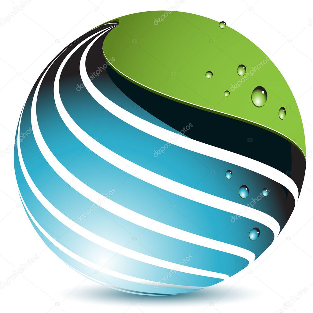 Blue globe — Stock Vector © brux17 #5546794 Blue globe — Stock Vector © brux17 #5546794