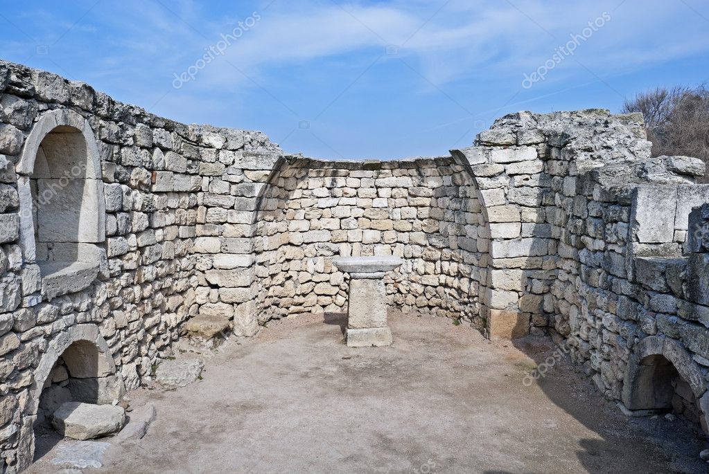 Classical Greek altar — Stock Photo © samumm #5950232