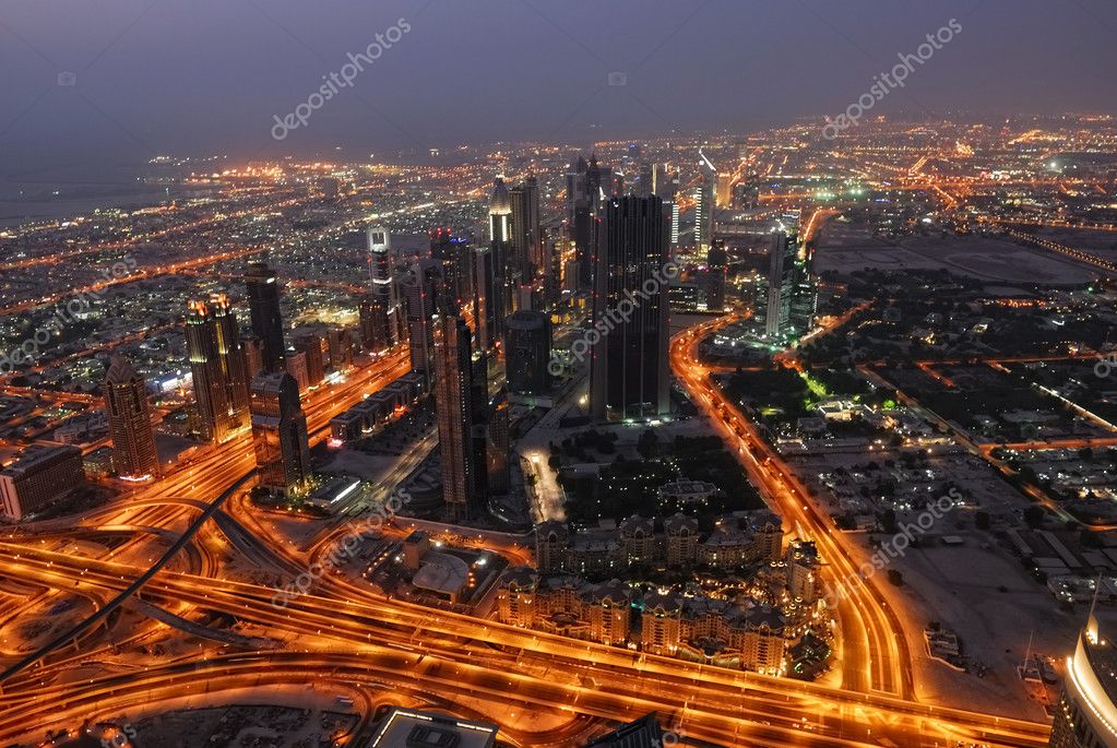 Birds eye Dubai view – Stock Editorial Photo © znm666 #6583004
