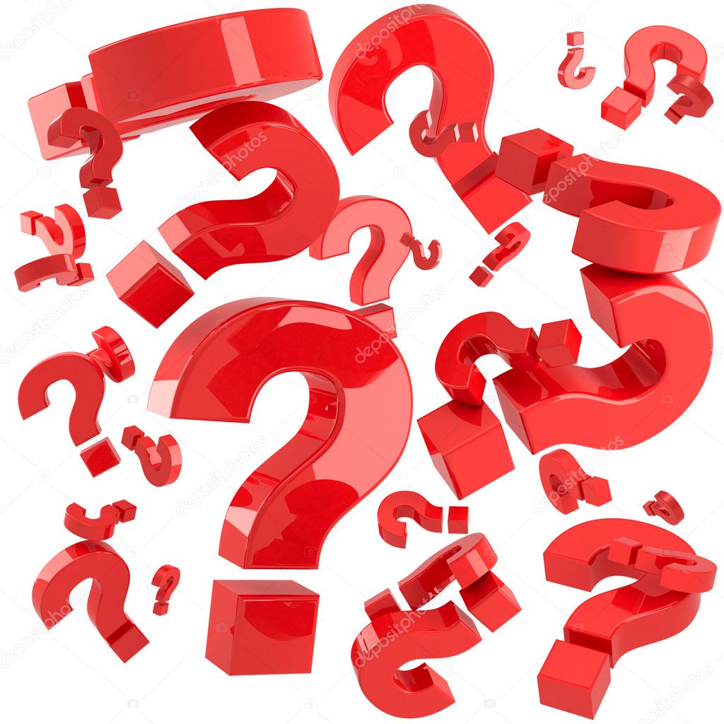 Red questions — Stock Photo © timbrk #5433858
