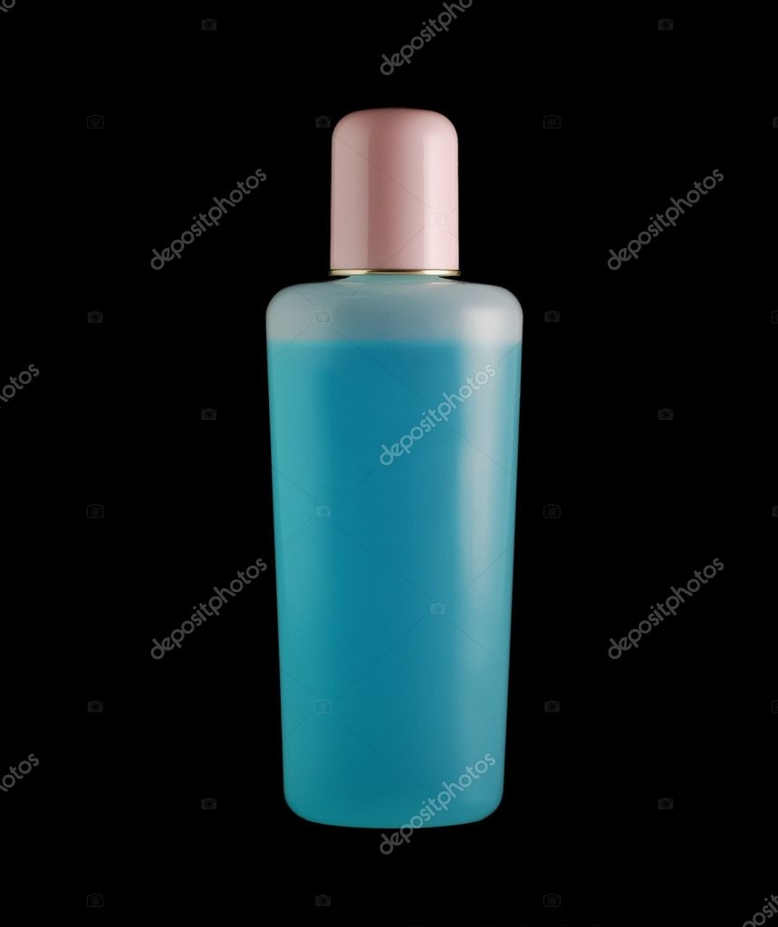 Vial with lotion at black Stock Photo by ©galdzer 6199062
