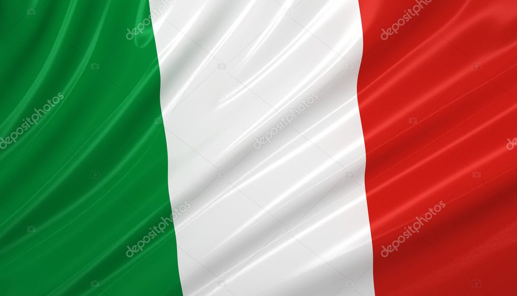 Bandera de Italia: fotografía de stock © VikaSuh #6338375 | Depositphotos