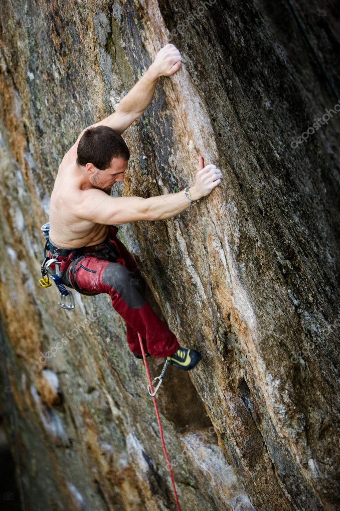 Male Rock Climber Stock Photo by ©SimpleFoto 5680128