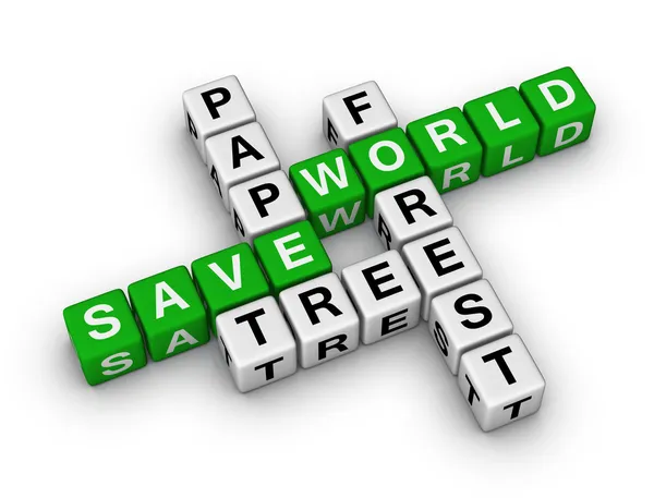 Save Paper, Save Trees — Stock Photo © almagami #5530412