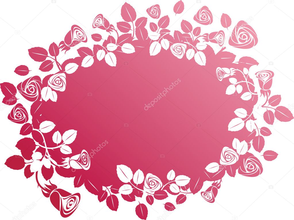 Vector rose banner Stock Vector Image by ©ColorValley #5417168