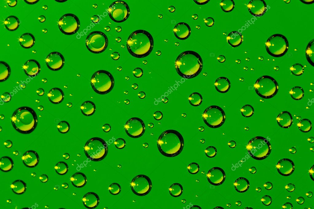 Light green drops background Stock Photo by ©Dr.PAS 6414849