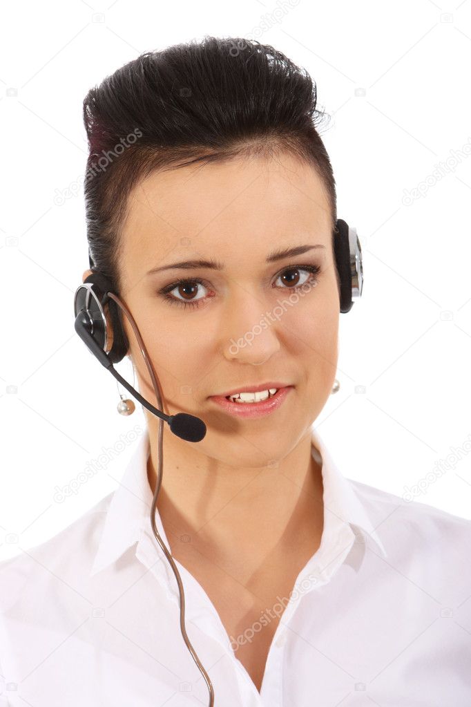 Helpdesk - telephone support — Stock Photo © digieye #6573359
