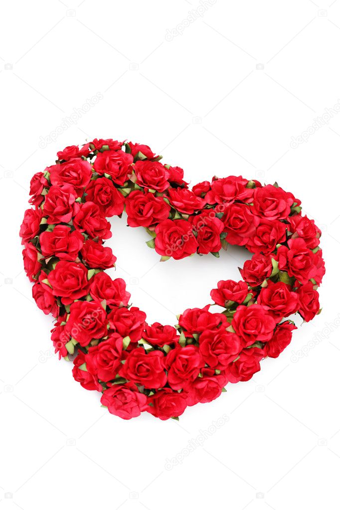 Red roses heart Stock Photo by ©matka_Wariatka 5811901