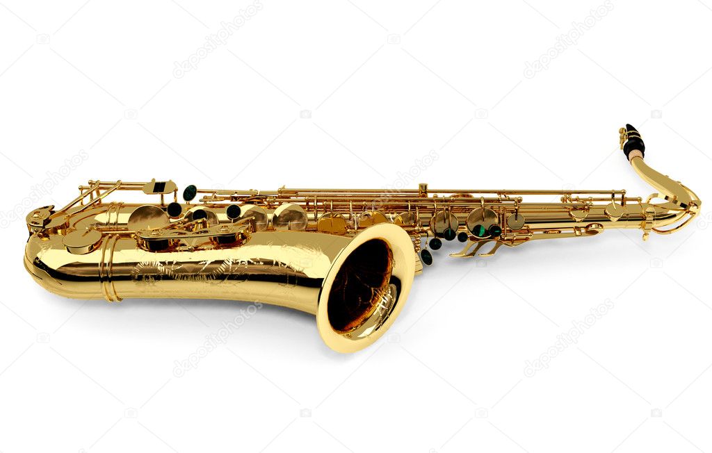 Alto sax — Stock Photo © yura_fx #5580841
