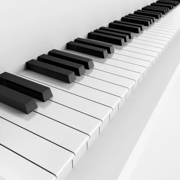 Piano keyboard wave — Stock Photo © panama555 #31781825