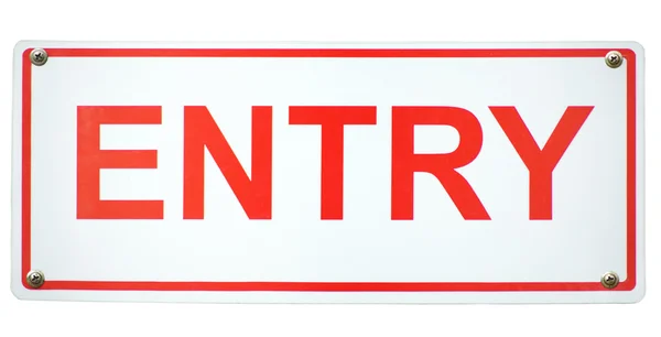 Entry sign — Stock Photo © levkro #5463739