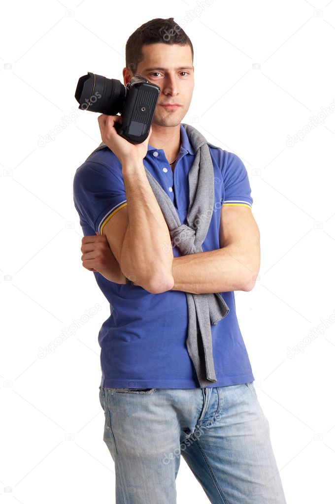 Photograph at work — Stock Photo © marcomayer #6516388