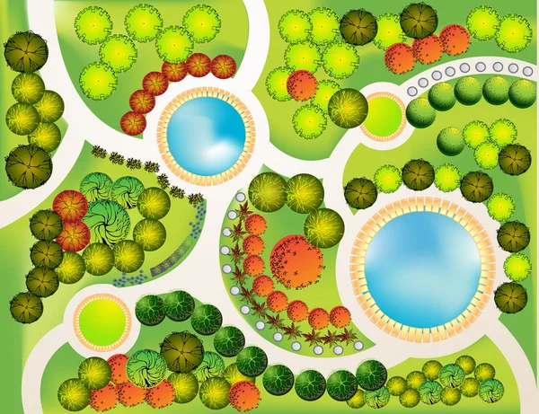 Landscape plan Stock Vectors, Royalty Free Landscape plan Illustrations ...