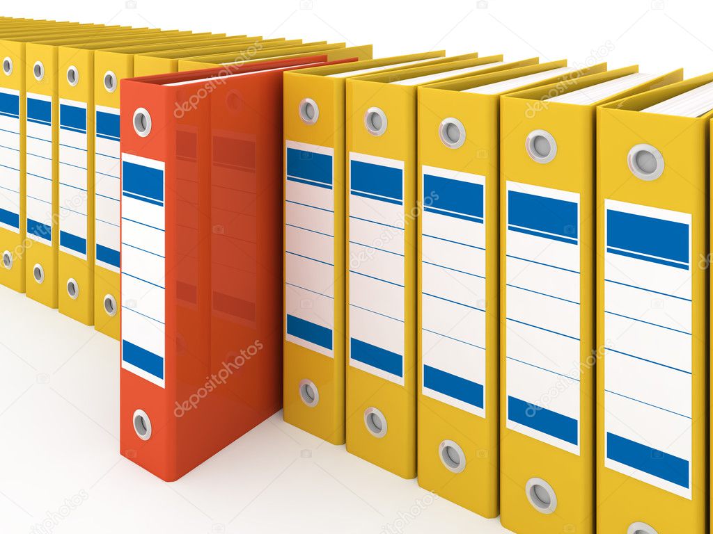 Organized office folders — Stock Photo © baurka #5807132 Organized office folders — Stock Photo © baurka #5807132