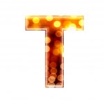 Neon letter t Stock Photo by ©pleskach 102913272
