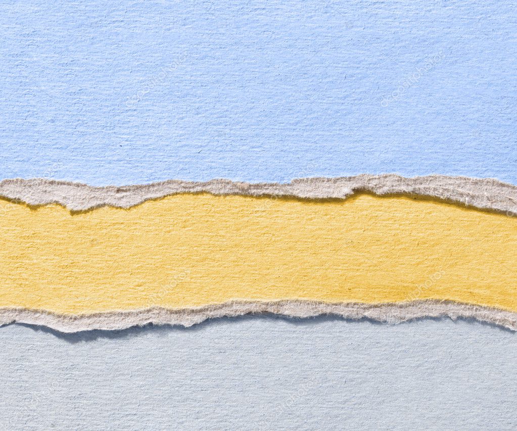Ripped papers — Stock Photo © silvae #6421911