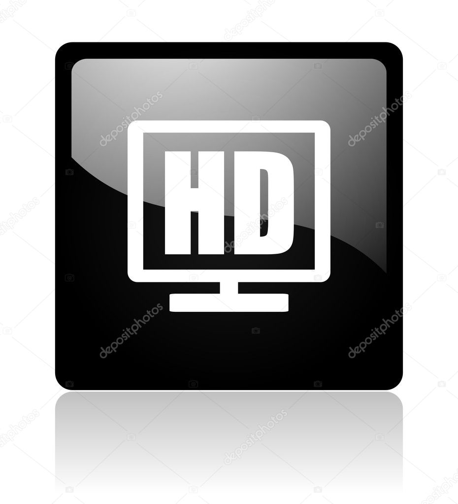 Hd tv icon — Stock Photo © alexwhite #6562504
