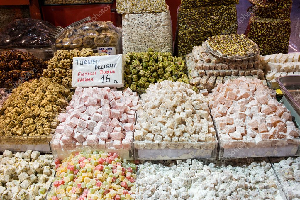 Turkish Delight Sweets — Stock Photo © rognar #6460417