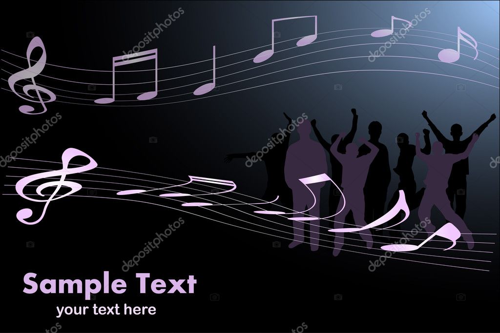 Musical Scene Stock Vector Image by ©nmarques74 #5474757