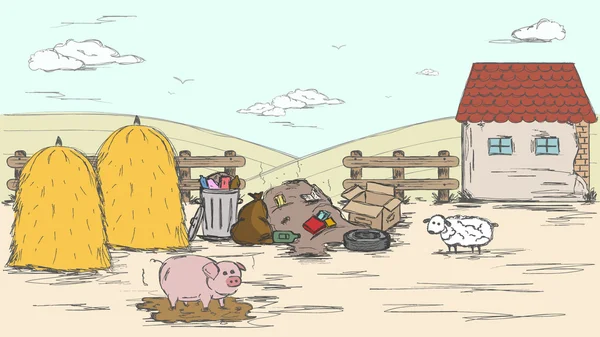 Farmyard Stock Vectors, Royalty Free Farmyard Illustrations ...