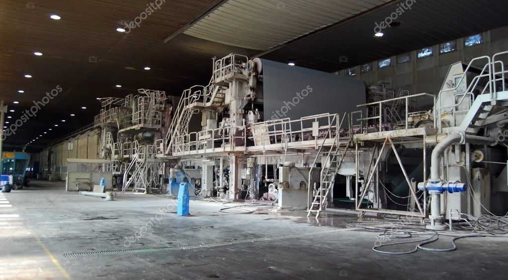 Paper and pulp mill — Stock Photo © moreno.soppelsa #6585802