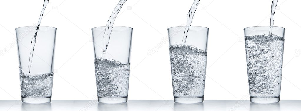 Pouring water into glass Stock Photo by ©kubais 5609887