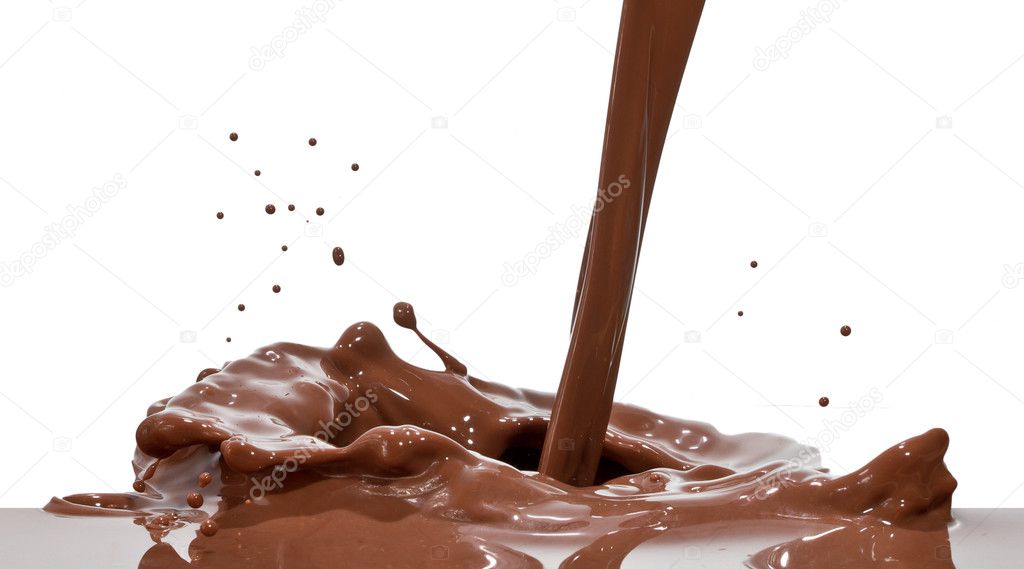 Chocolate splash — Stock Photo © kubais #6368341
