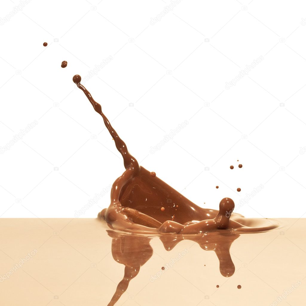Chocolate splash — Stock Photo © kubais #6368594